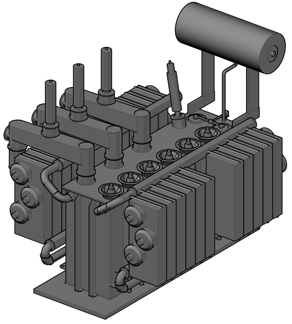 Power Transformer 3D Model - TurboSquid 2039694