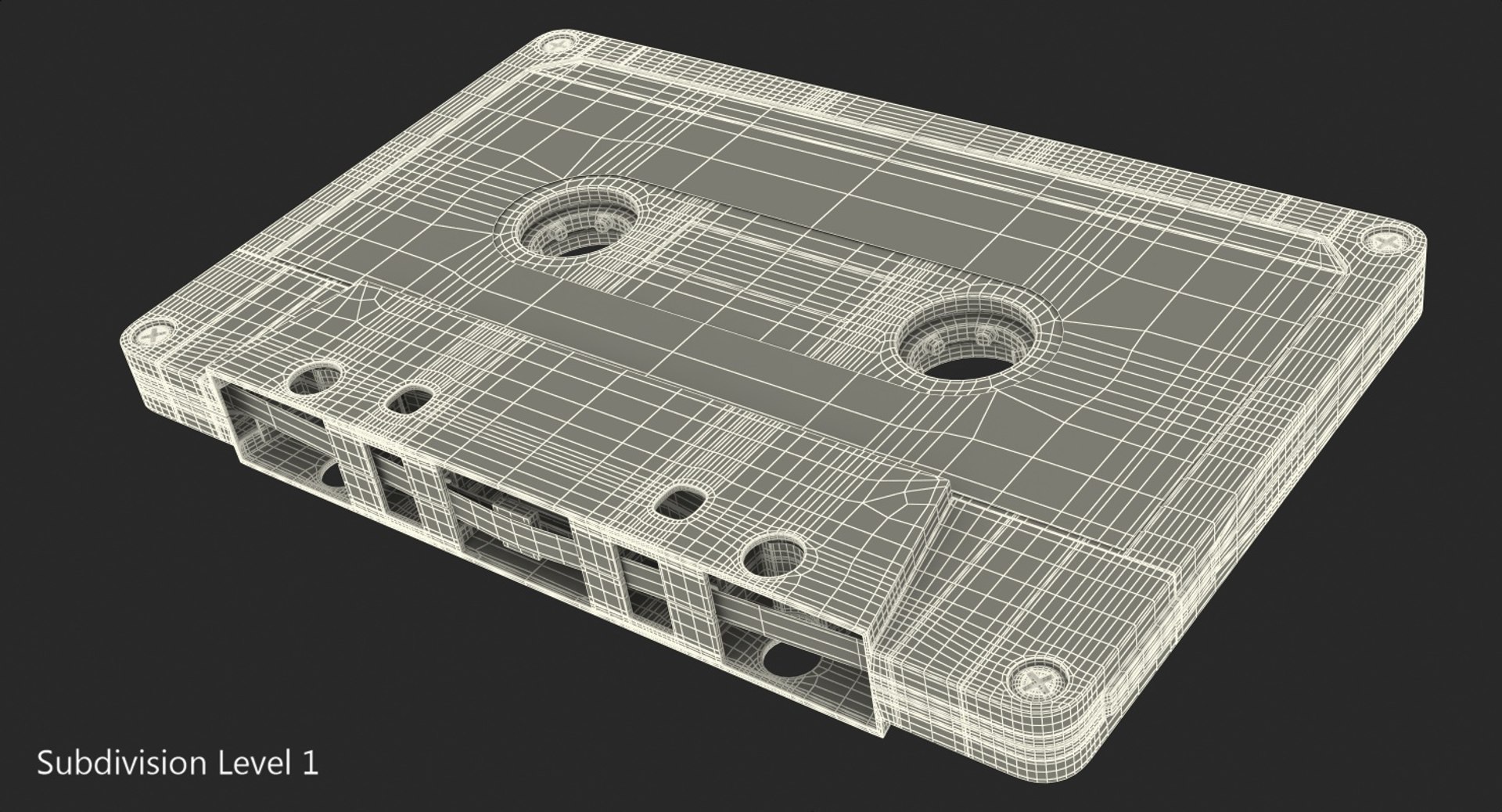 3D Cassette Tape Model - TurboSquid 1253310