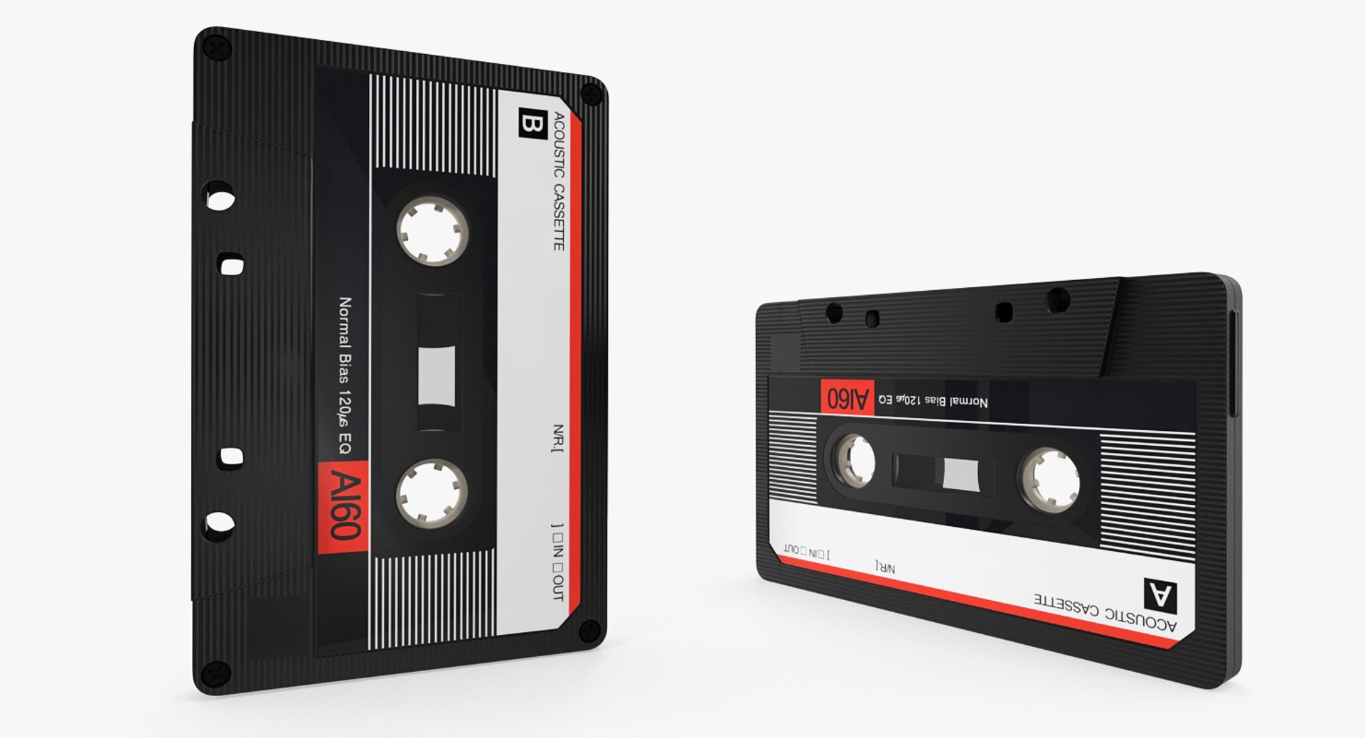3D Cassette Tape Model - TurboSquid 1253310