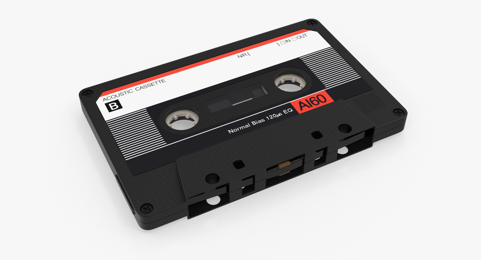 3D Cassette Tape Model - TurboSquid 1253310