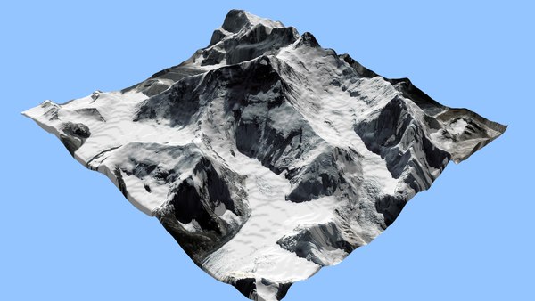 3D model landscape mount everest - TurboSquid 1489386