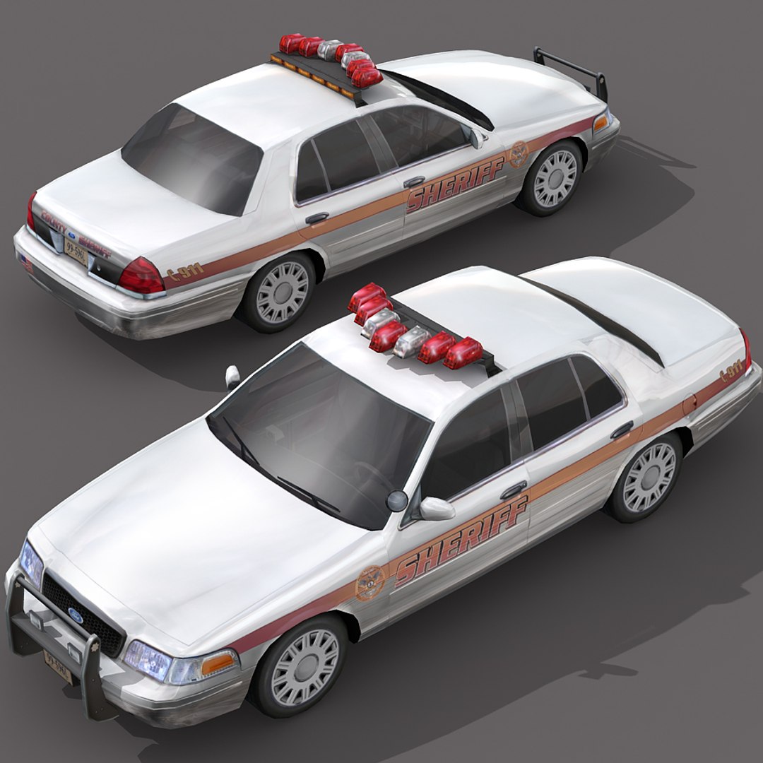 3ds Car Police - Sheriff