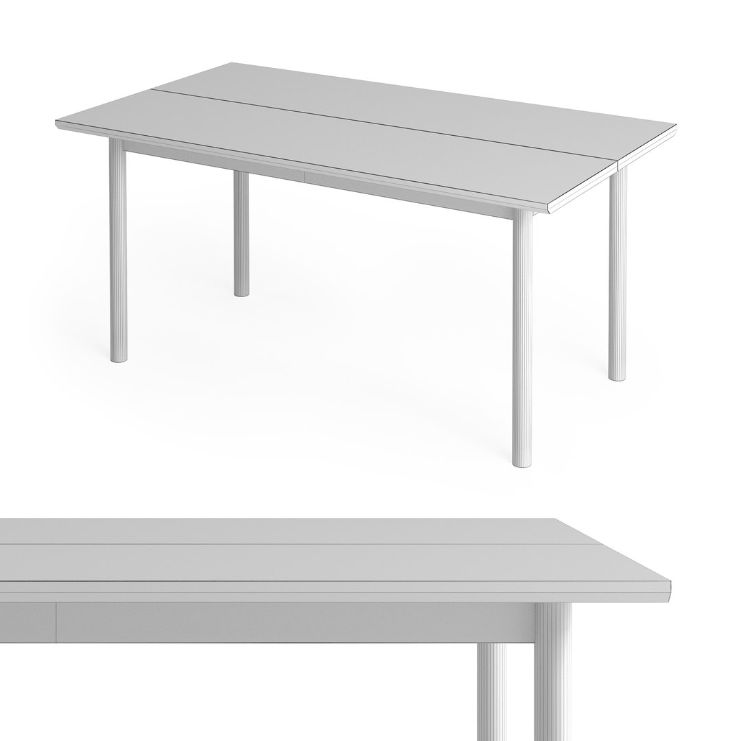 3D Model Bolia Dining Table Track1 - TurboSquid 2144194
