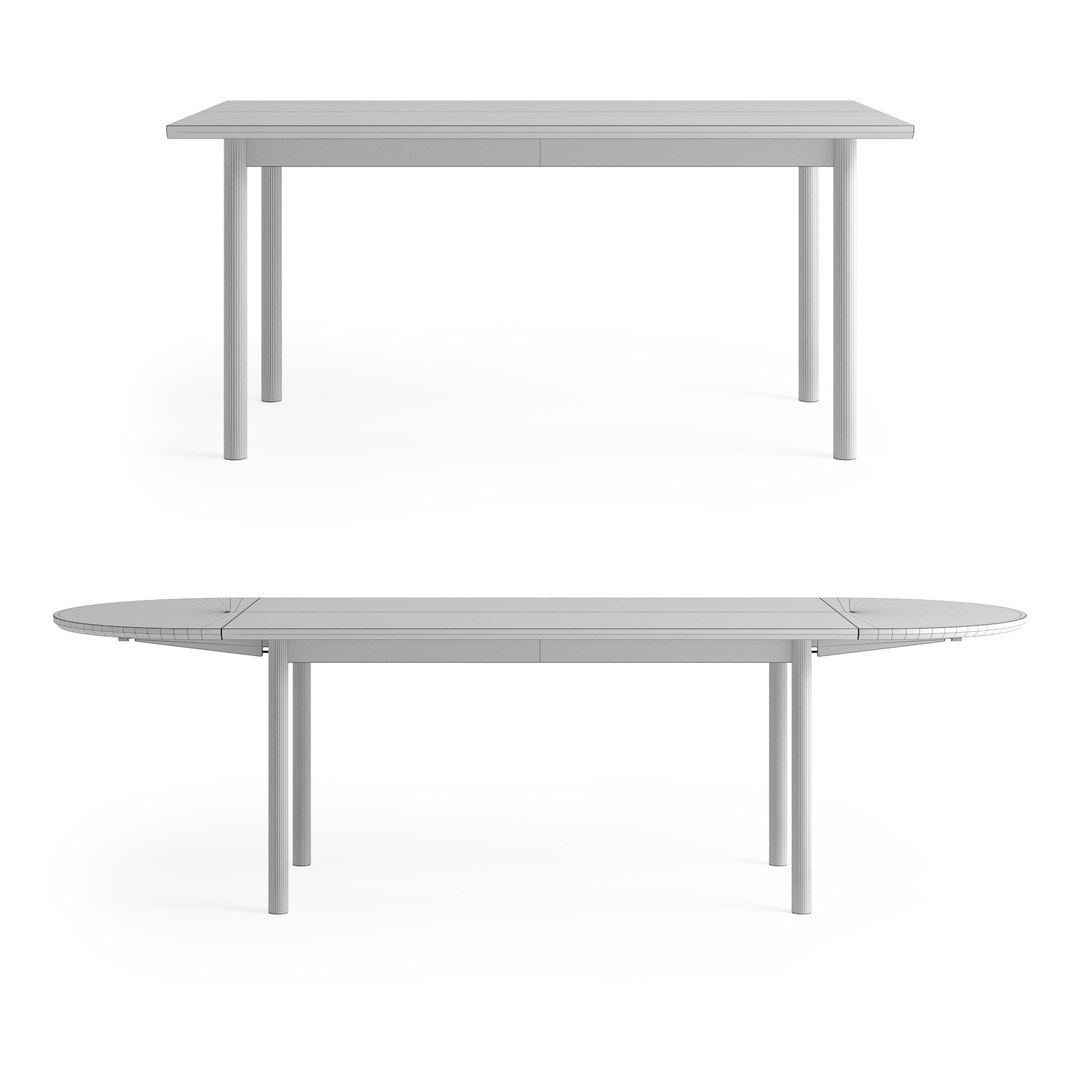 3D Model Bolia Dining Table Track1 - TurboSquid 2144194