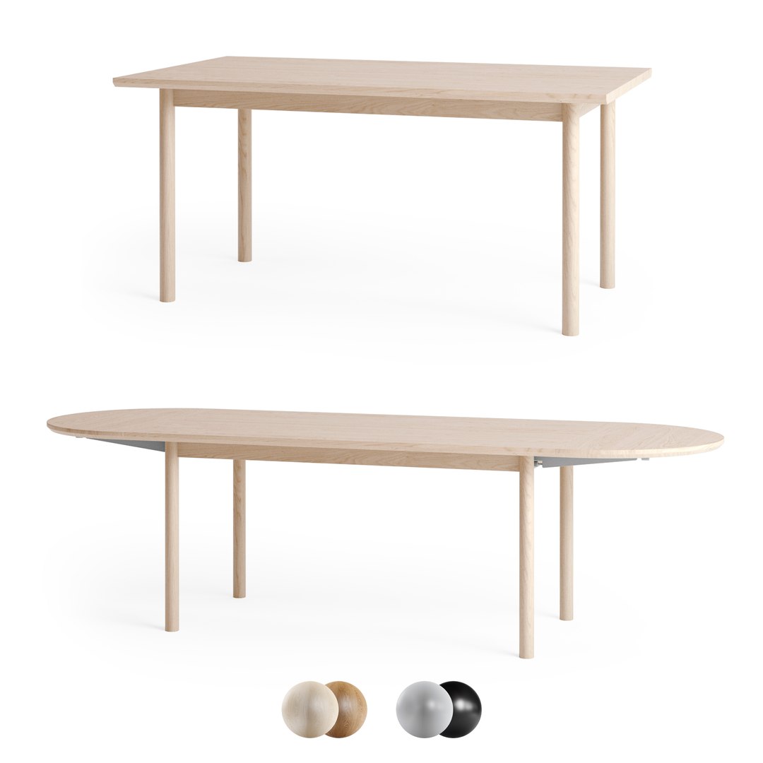 3D Model Bolia Dining Table Track1 - TurboSquid 2144194