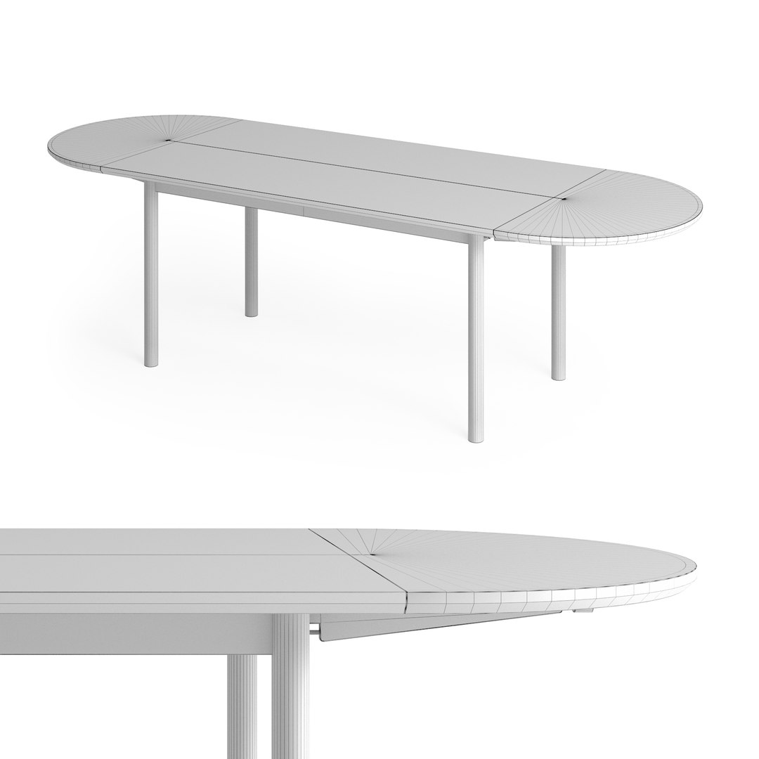 3D Model Bolia Dining Table Track1 - TurboSquid 2144194
