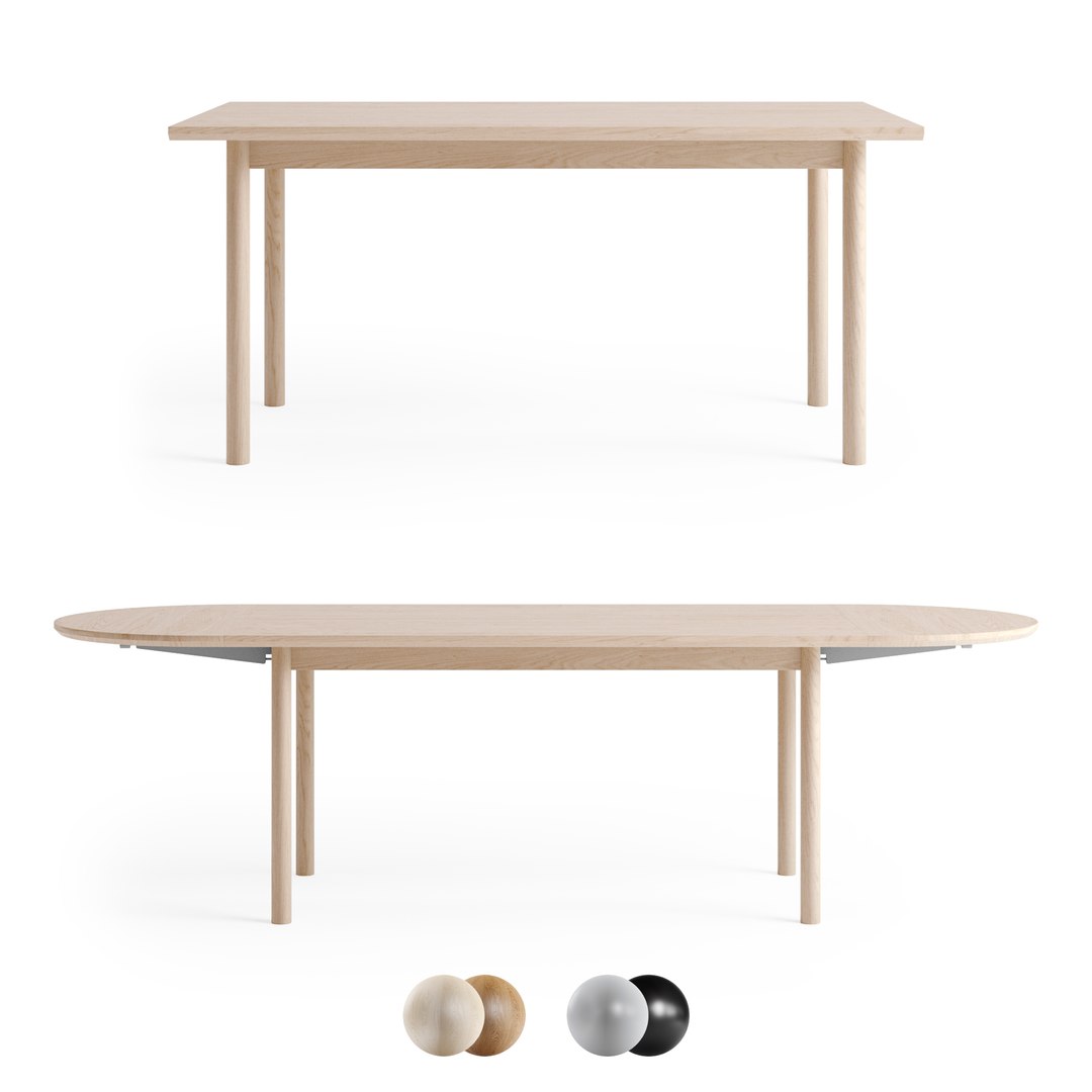 3D Model Bolia Dining Table Track1 - TurboSquid 2144194