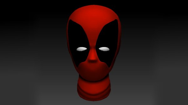 modelo 3d Deadpool Head - TurboSquid 2046753