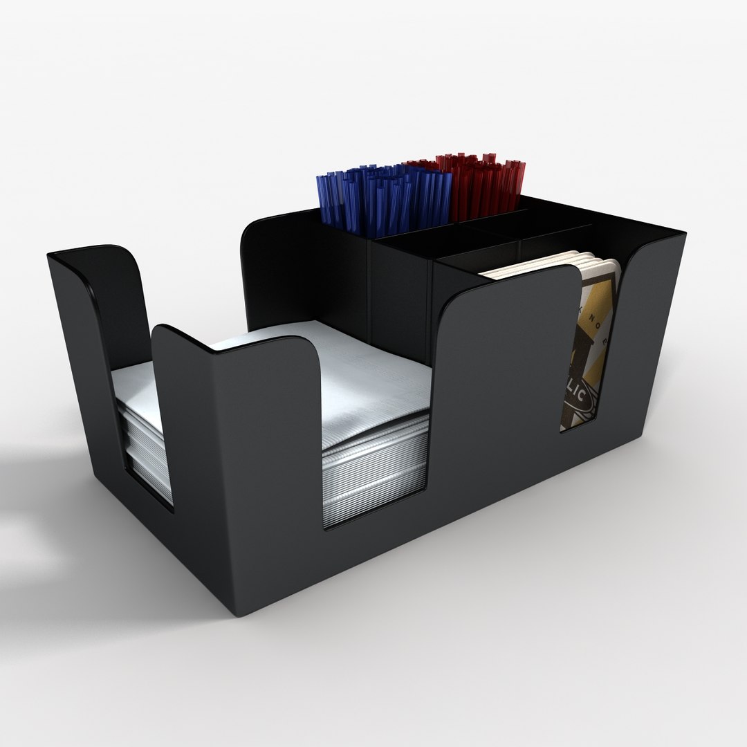 3d Model Bar Caddy