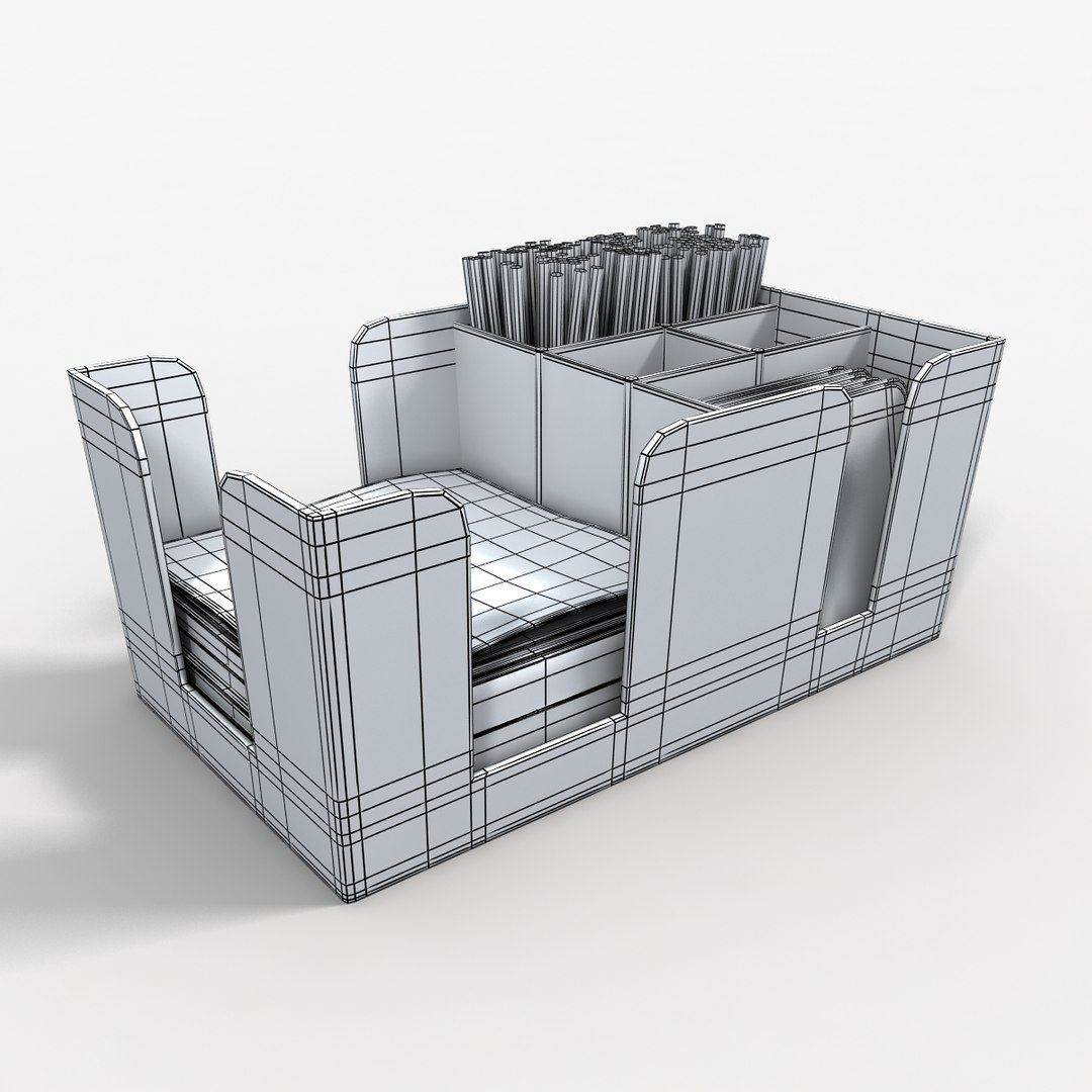 3d Model Bar Caddy