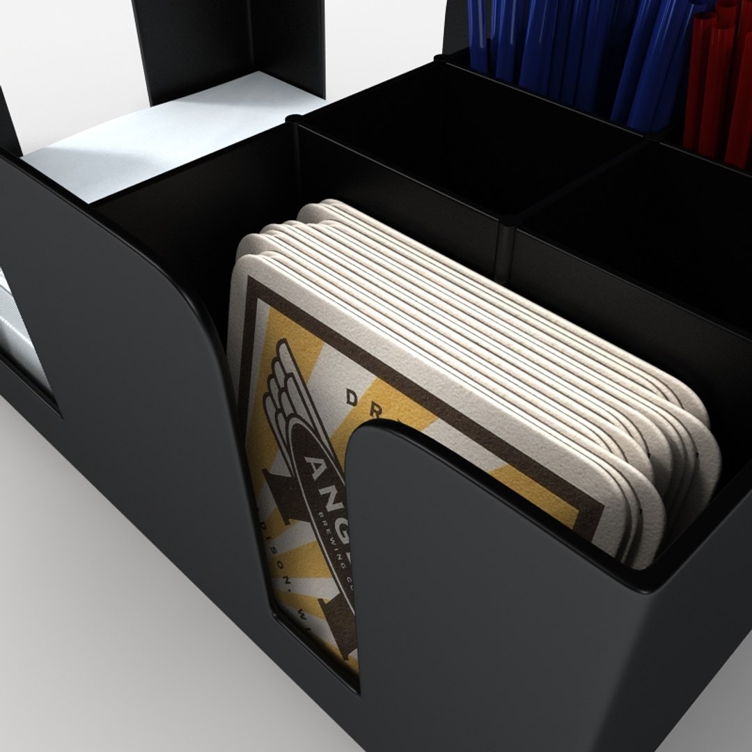 3d Model Bar Caddy
