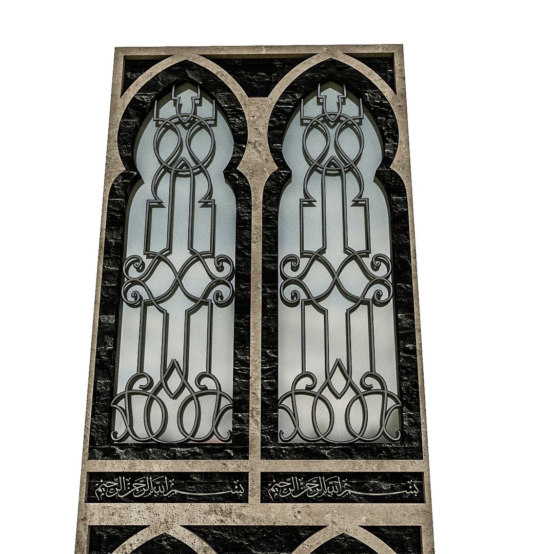 3D Mosque Window Model - TurboSquid 1454238