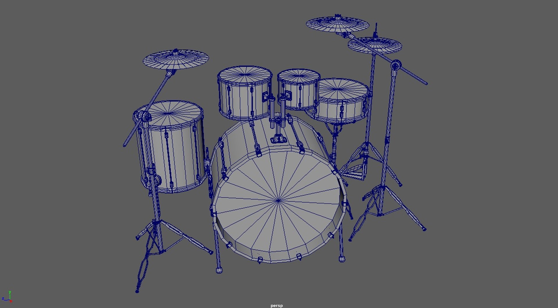 Drum Music Instrument 3D Model - TurboSquid 1395051