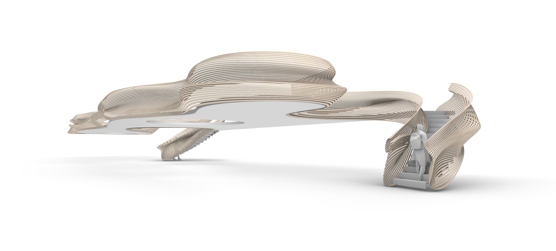 Parametric Stair 3D Model - TurboSquid 1817015