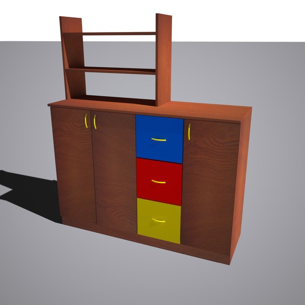 3d model cupboard library