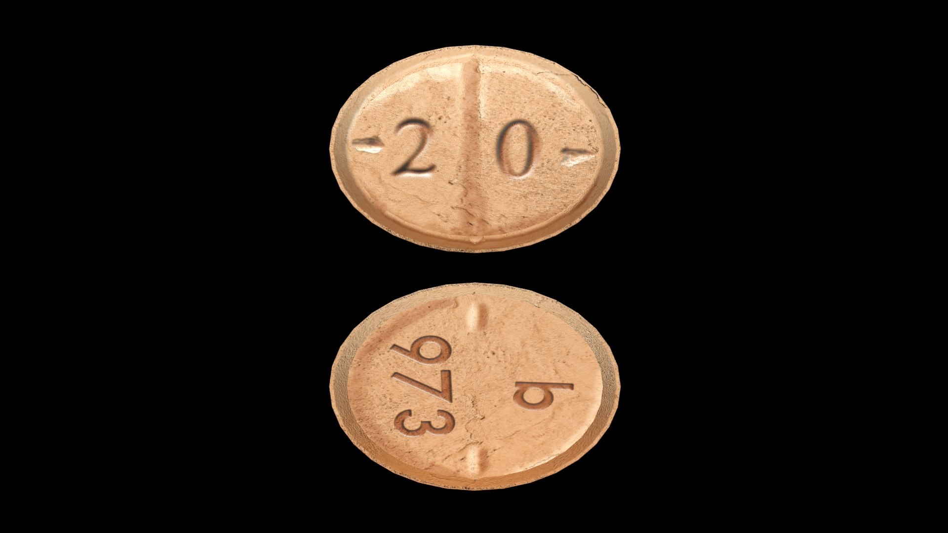 20mg 3d Model