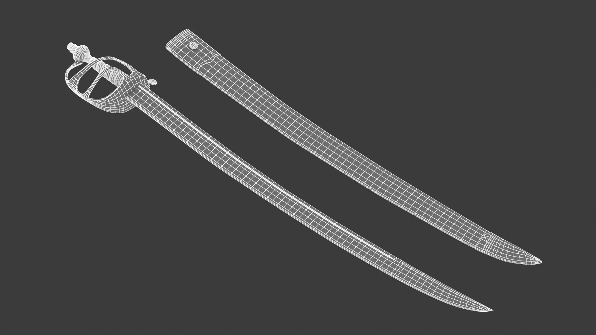 3D Cutlass Model - TurboSquid 1800364