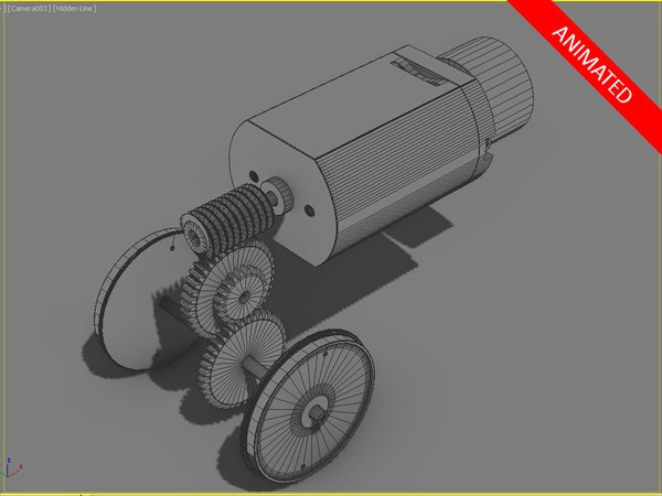 modelo 3d Motor eléctrico animado con reductor. - TurboSquid 1171764