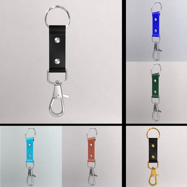 3D keys keychain - TurboSquid 1281338