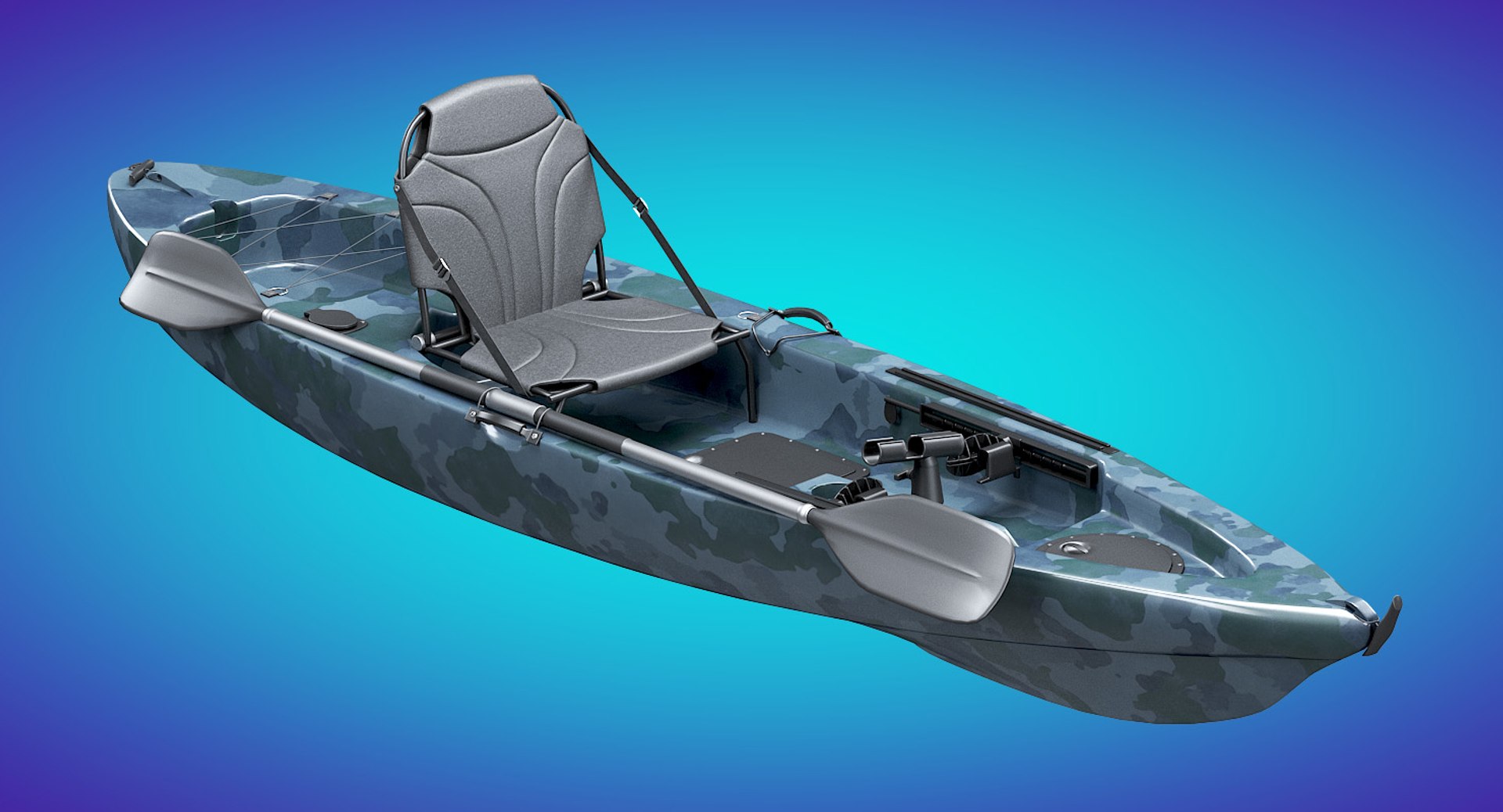 Fishing Kayak 3D Model - TurboSquid 1482811