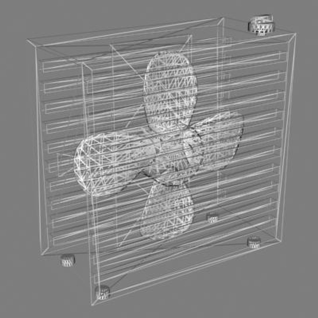 3d 3ds Box Fan