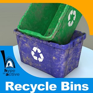 Download Free & Premium Recycle Bin 3D Models | TurboSquid