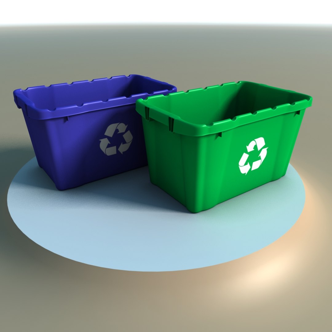 3d Model Recycle Bin