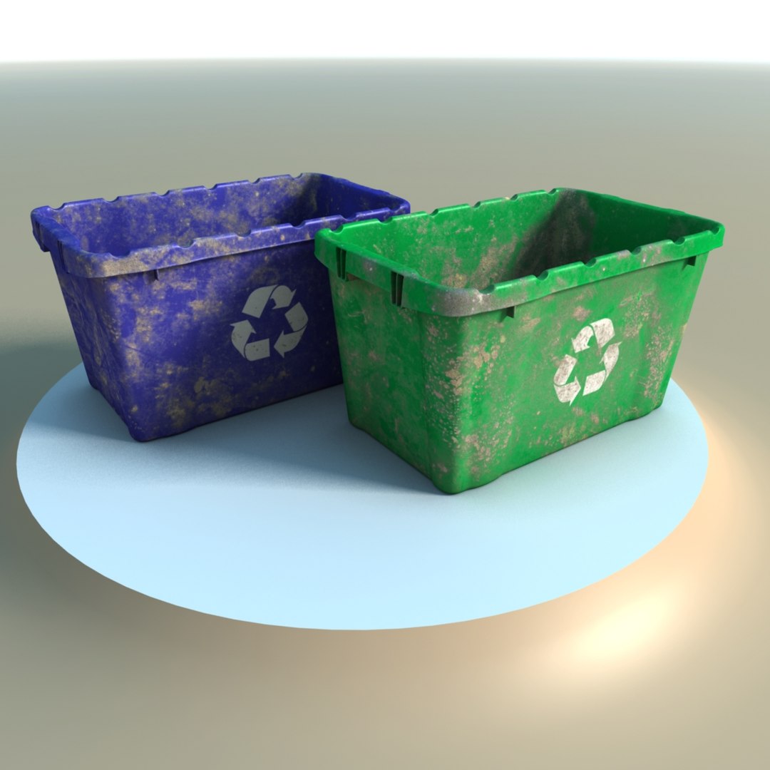3d Model Recycle Bin
