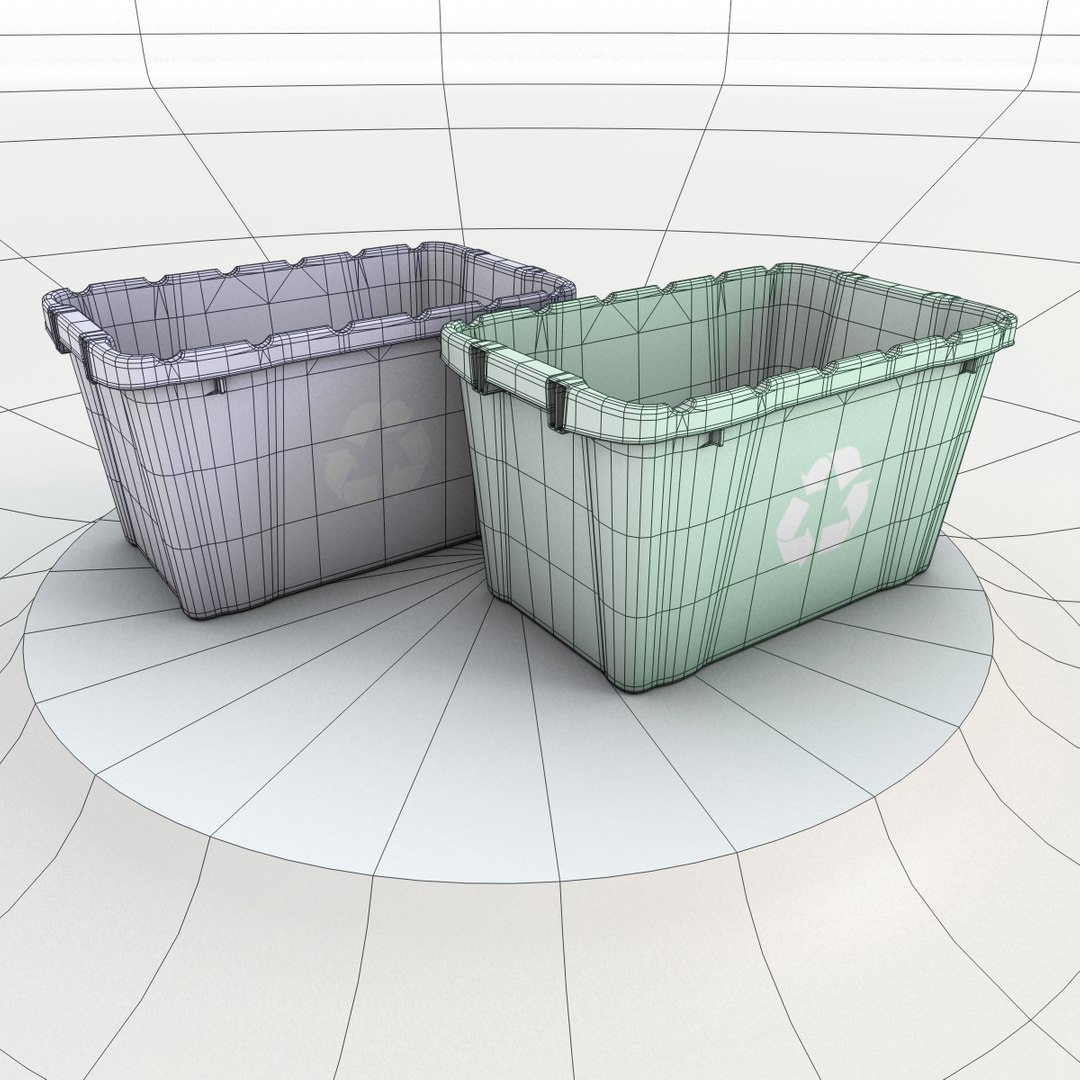 3d Model Recycle Bin