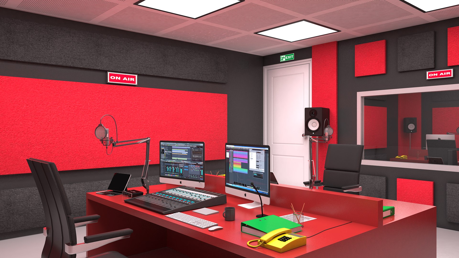 3D Radio Station - TurboSquid 1823951