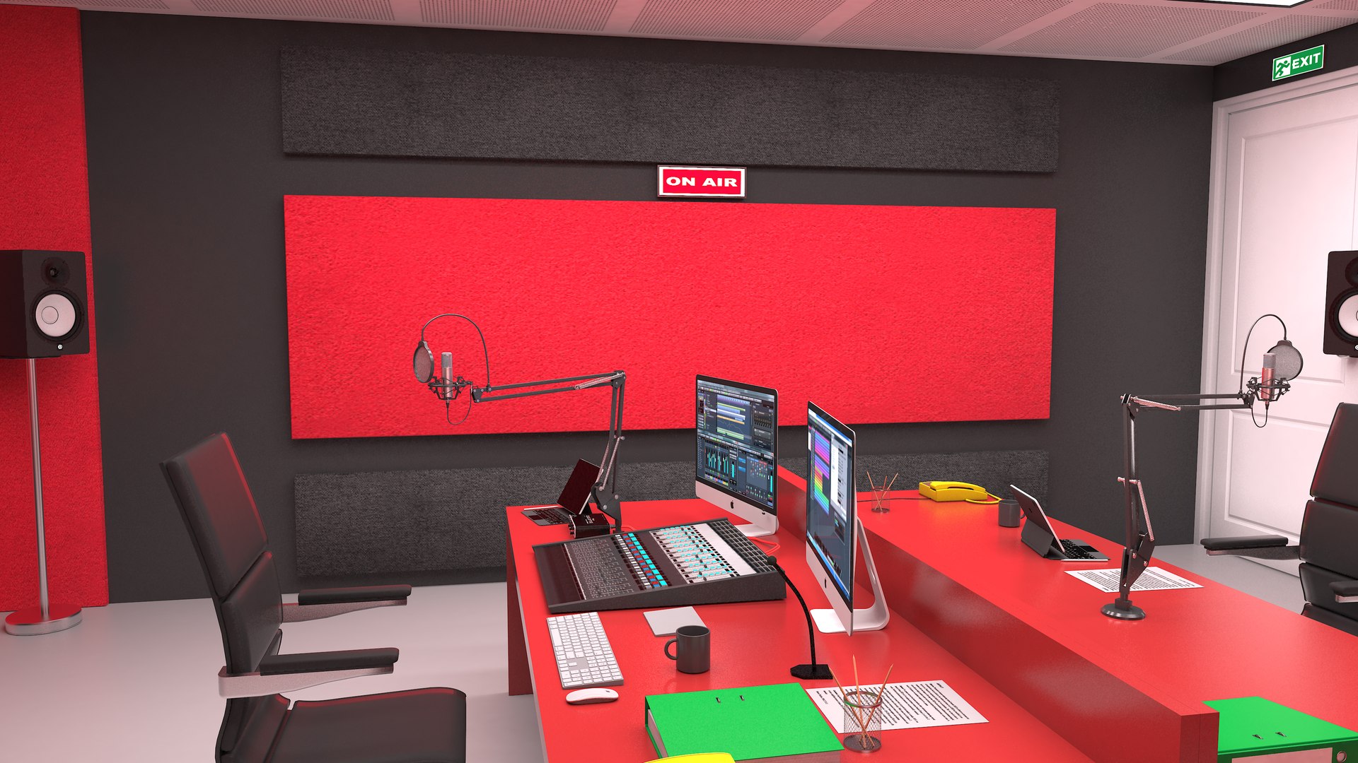 3D Radio Station - TurboSquid 1823951