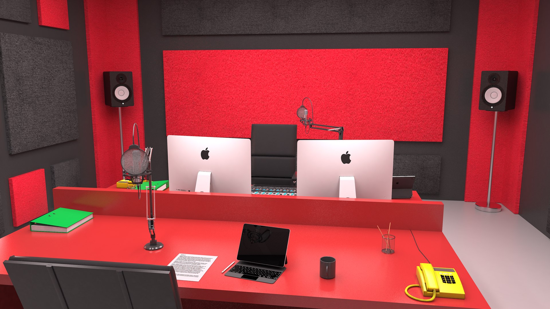 3D Radio Station - TurboSquid 1823951