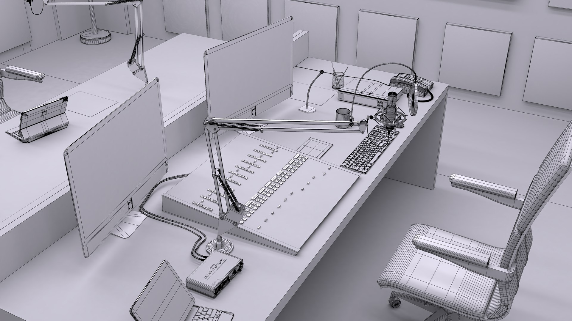 3D Radio Station - TurboSquid 1823951