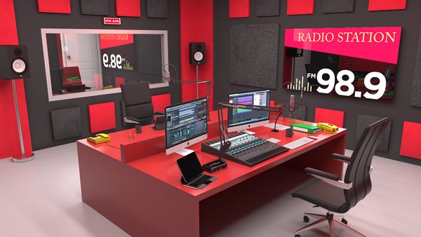 modelo 3d Estación de radio - TurboSquid 1823951