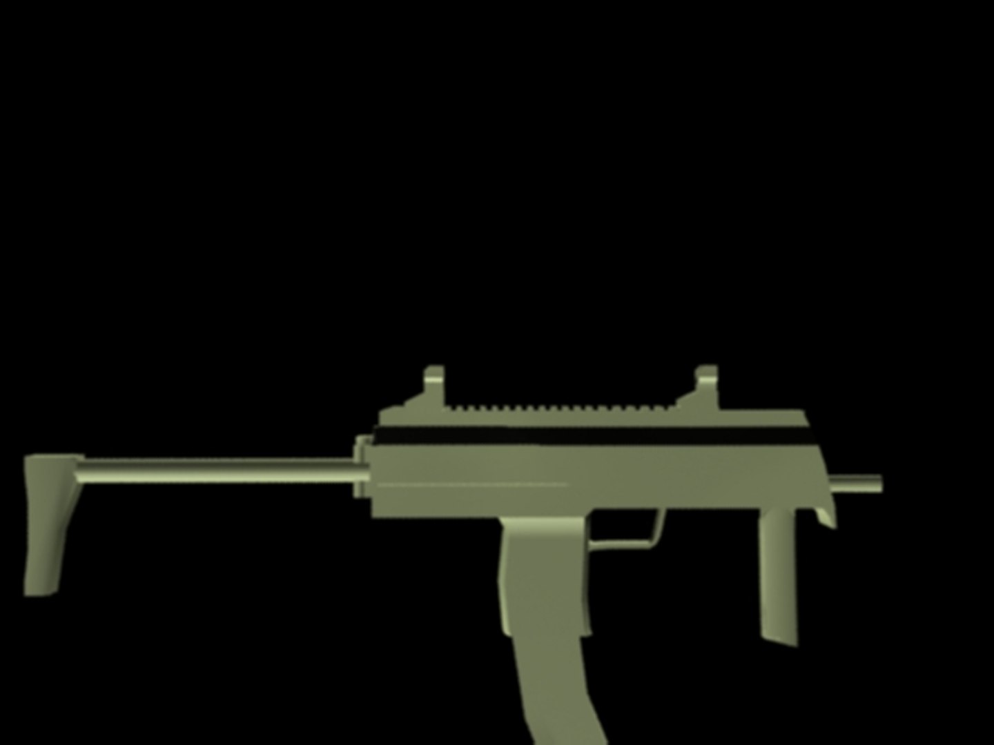 Sub Machine Gun 3d Model