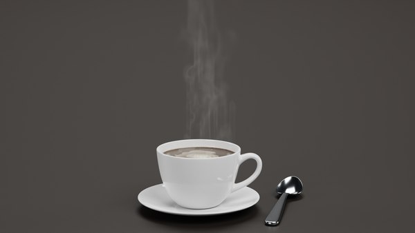modelo 3d Coffee with Steam - TurboSquid 1942212