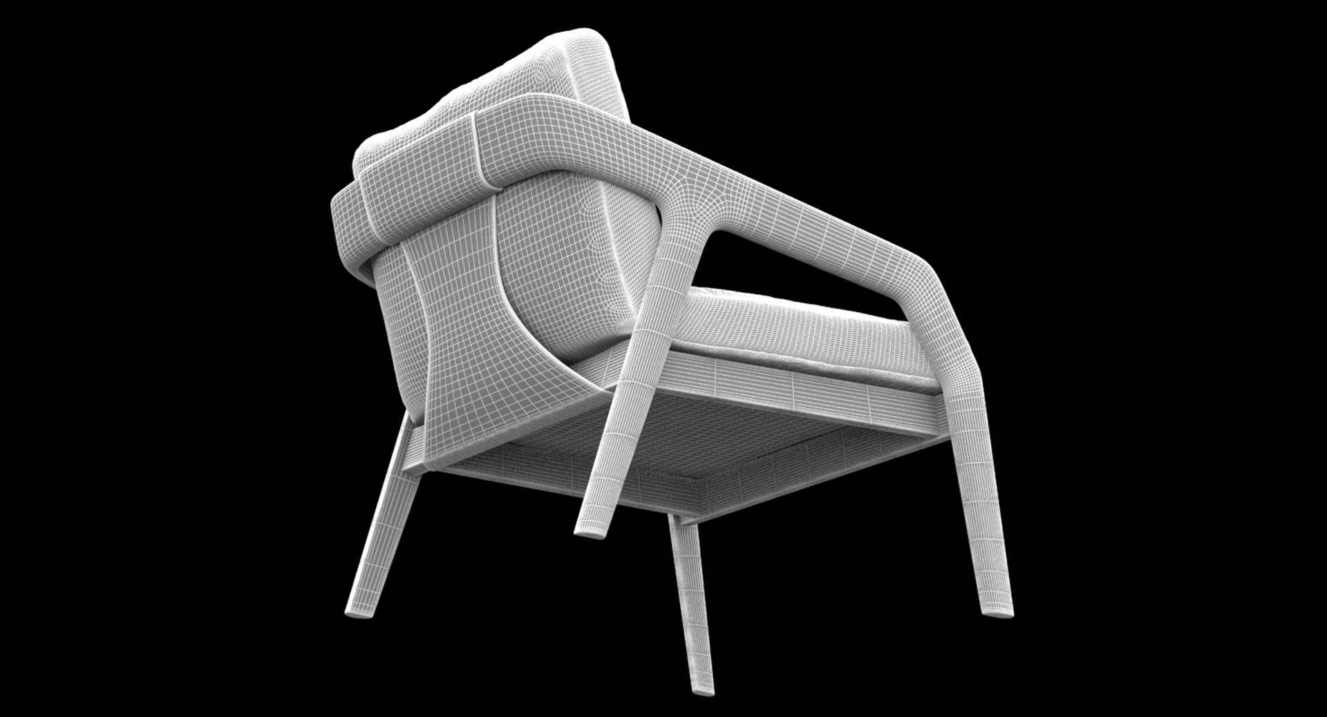 Friday Lounge Chair 3D Model - TurboSquid 1499192