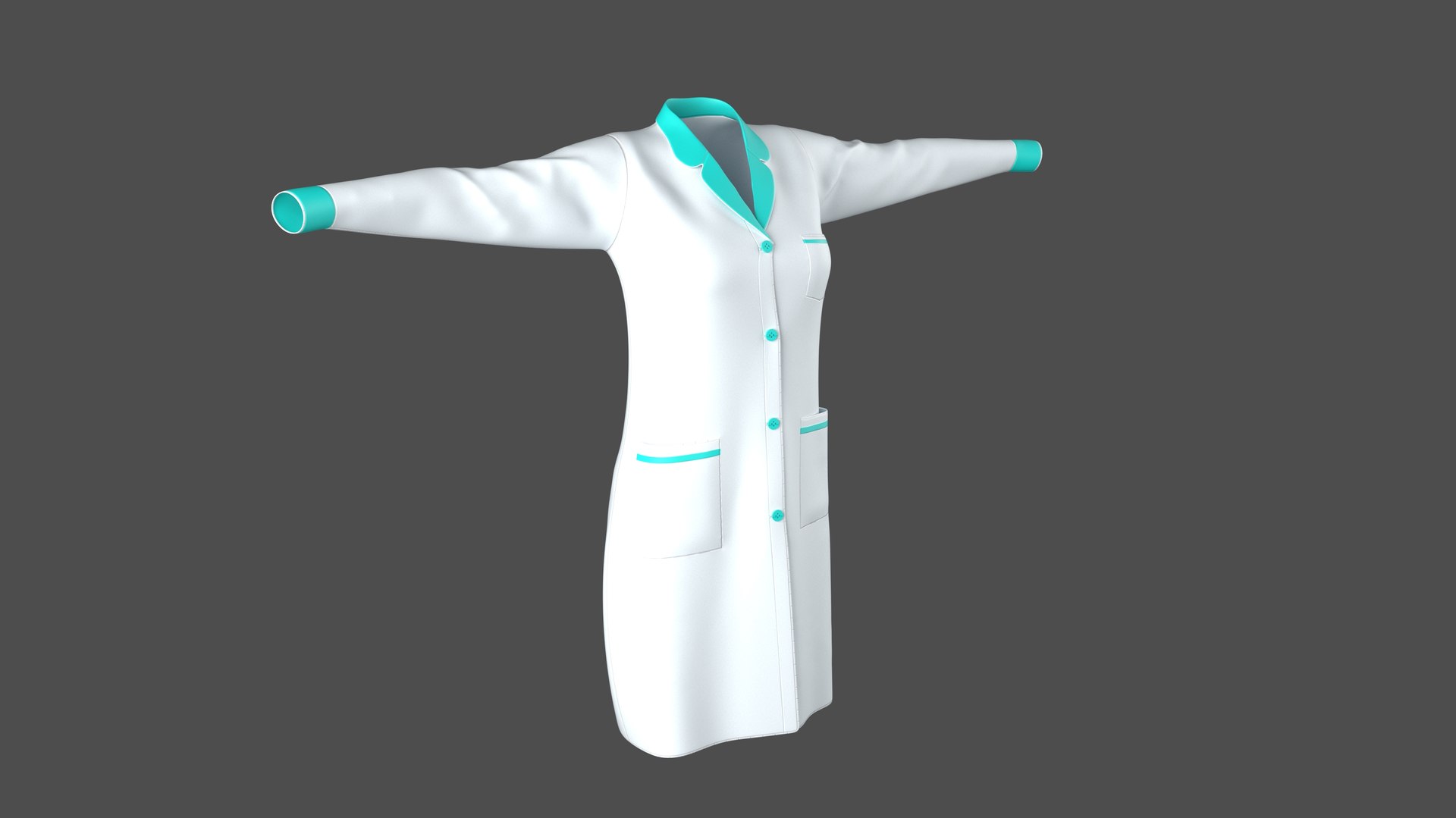 3D female doctor girl model - TurboSquid 1580977