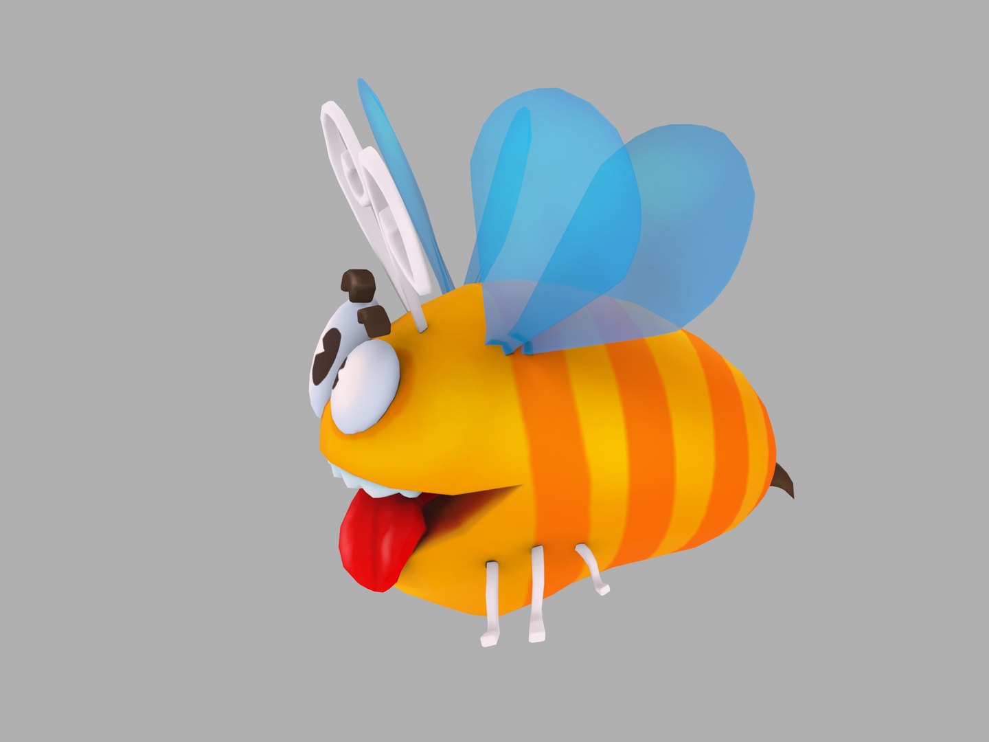 3D Bee Crazy - TurboSquid 1297202