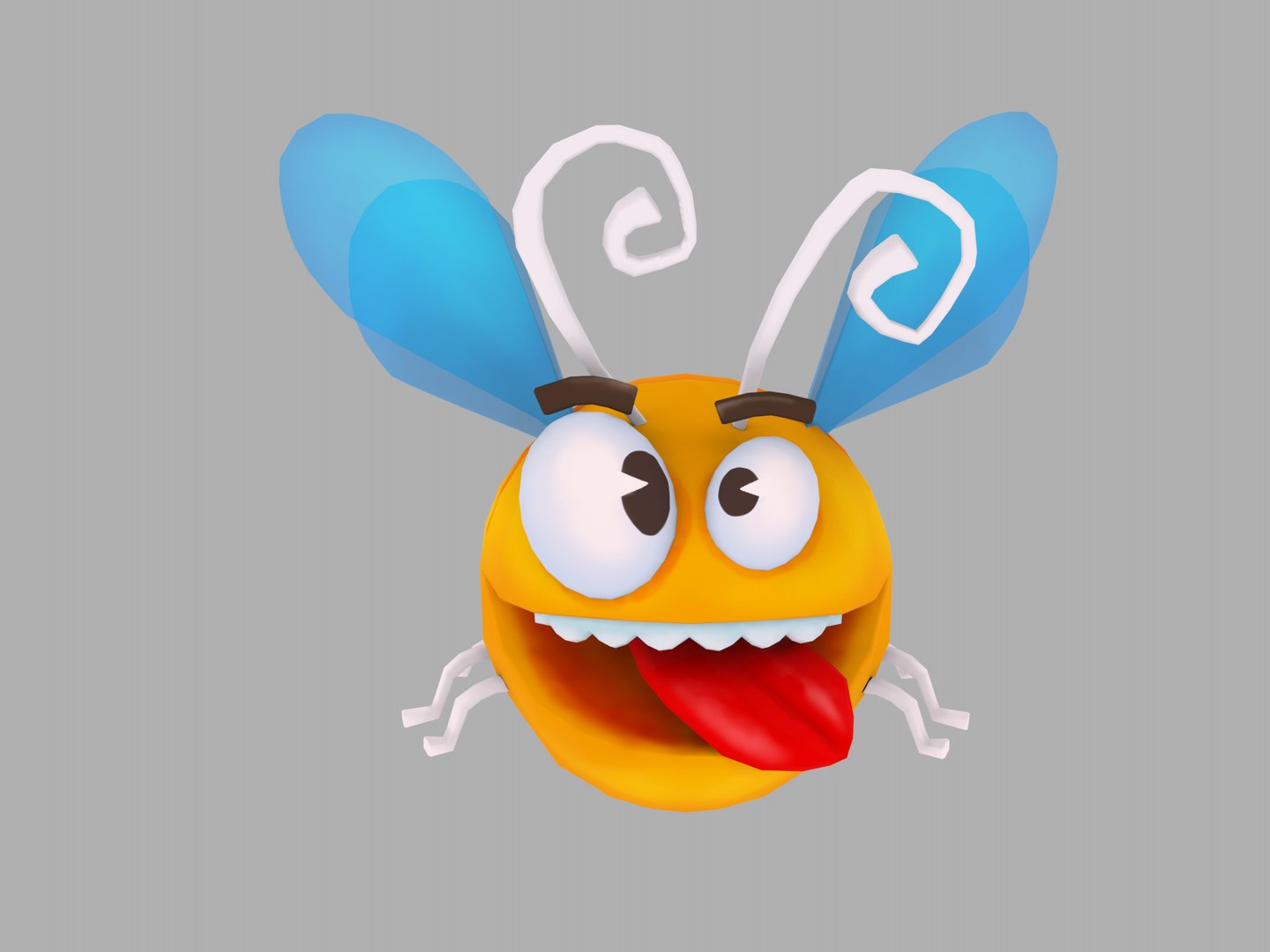 3D Bee Crazy - TurboSquid 1297202