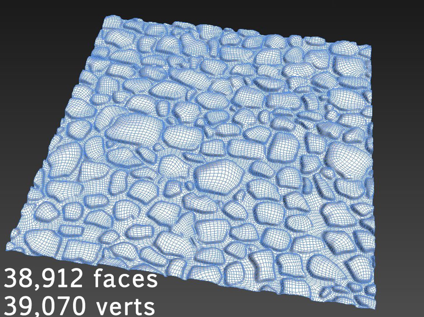 3d model tileable stone