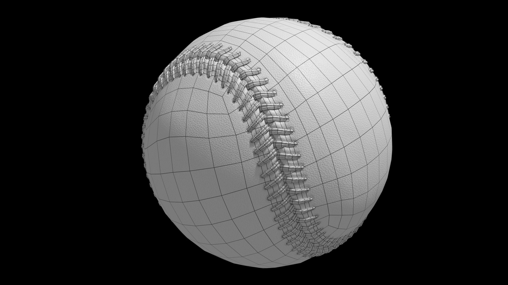 3D Base Ball Baseball Model - TurboSquid 1670407