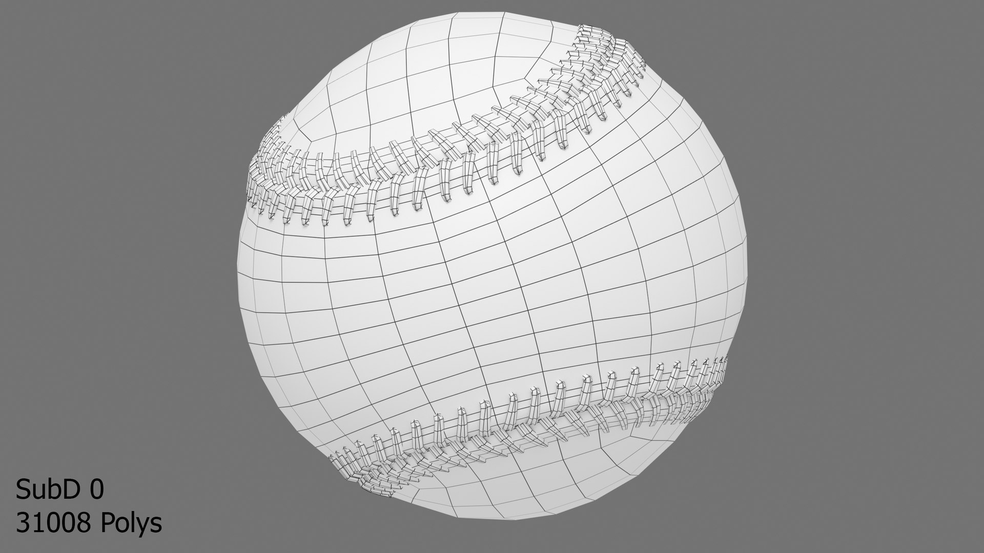 3D Base Ball Baseball Model - TurboSquid 1670407