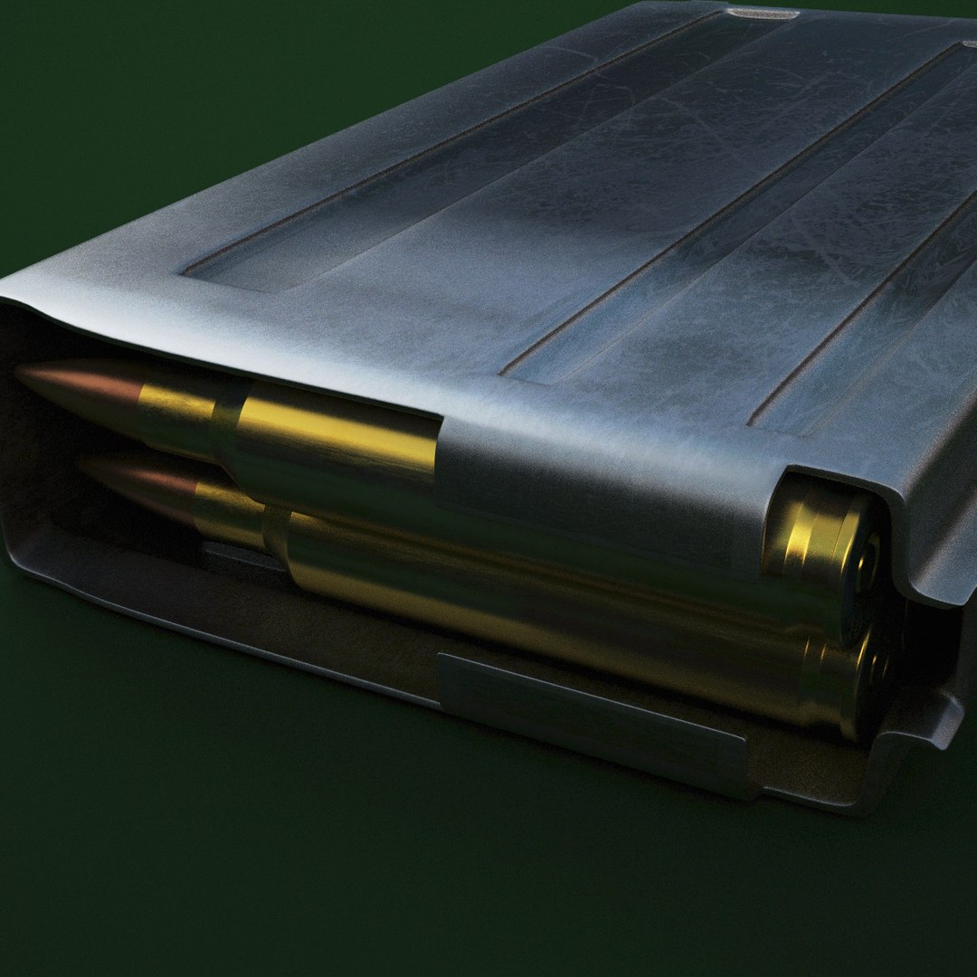 m16a1 assault rifle m7 3d max