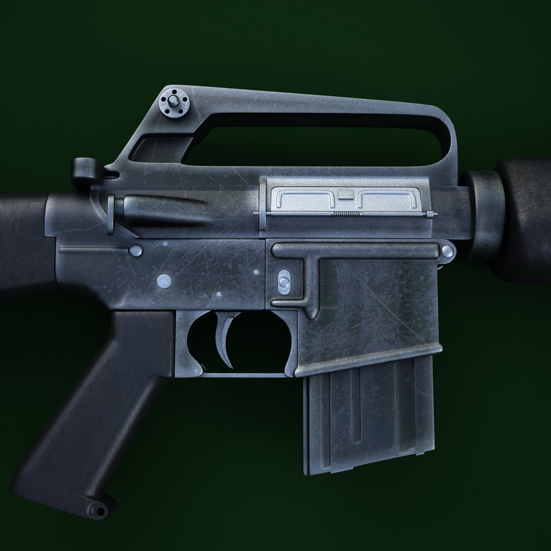 M16 With Grenade Launcher And Bayonet