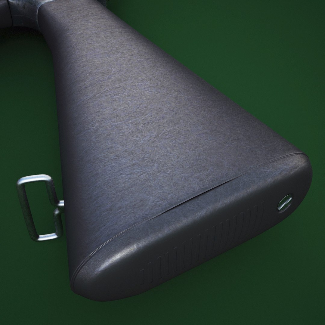 M16a1 Assault Rifle M7 3d Max