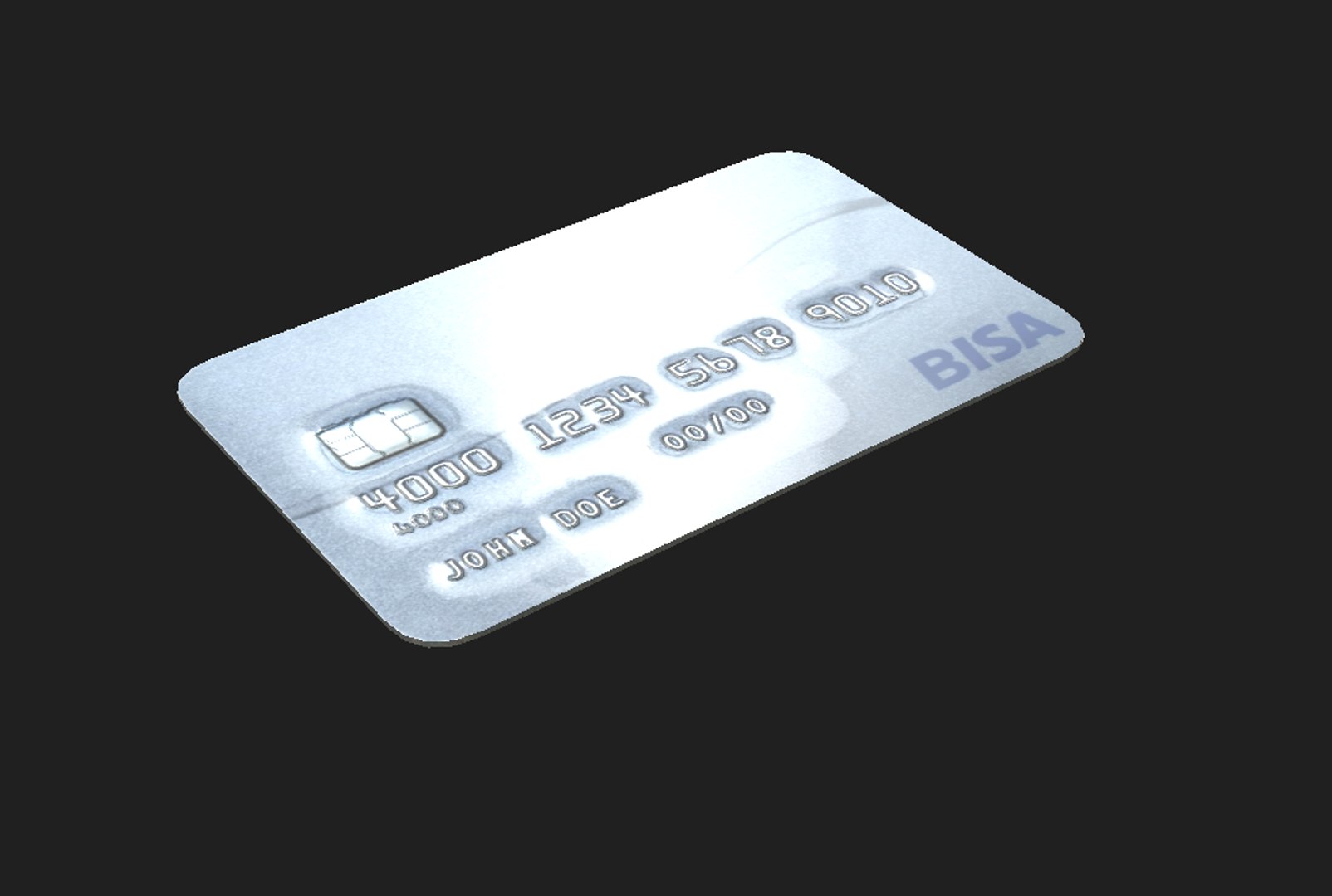 3D Credit Card - TurboSquid 1402567