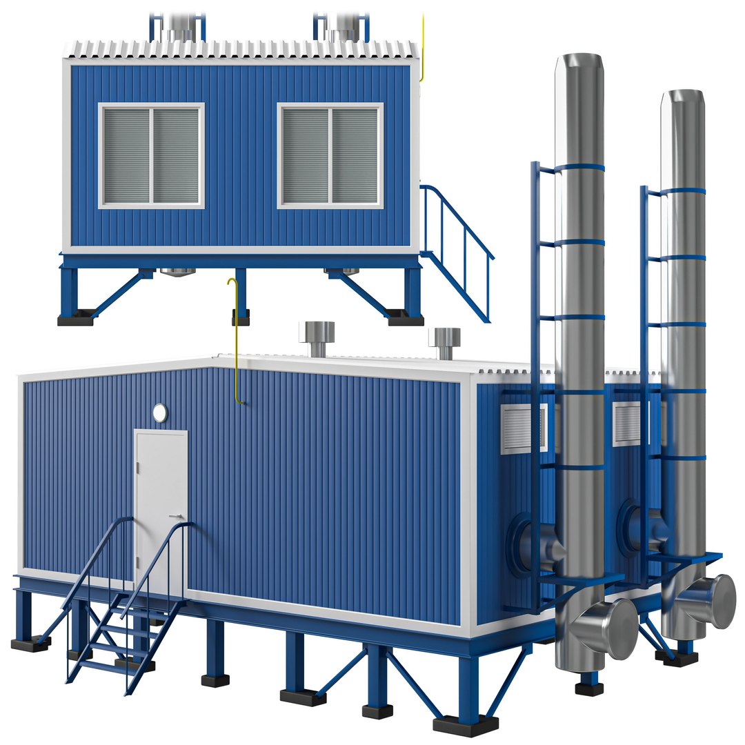 Roof Boiler 3D Model - TurboSquid 2254550