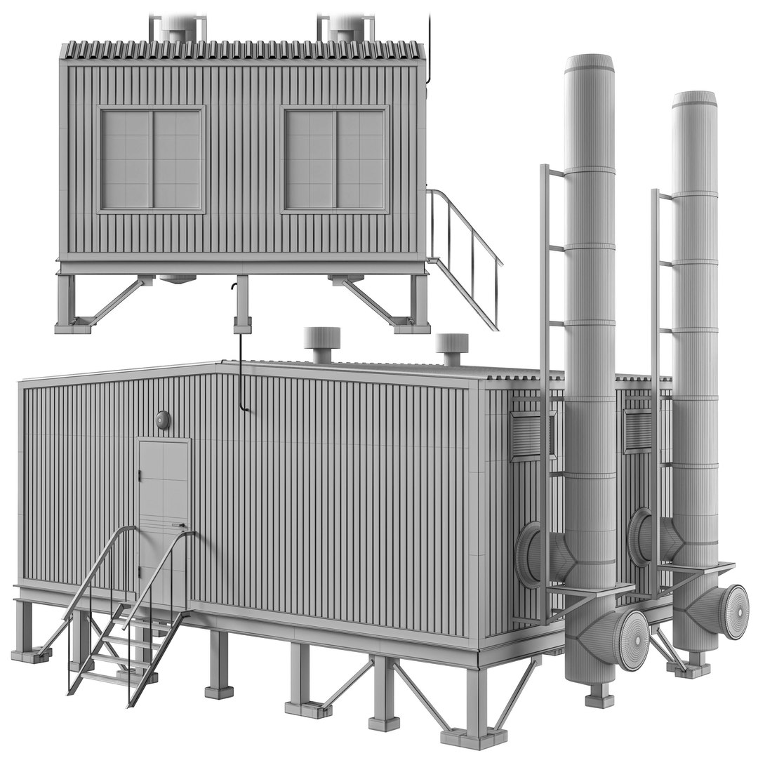 Roof Boiler 3D Model - TurboSquid 2254550
