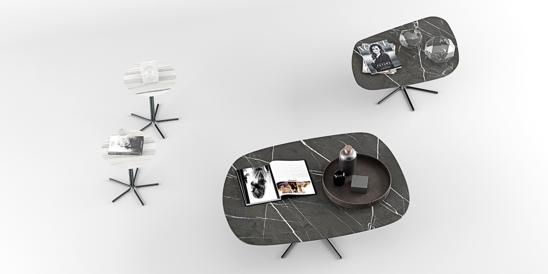 3D Model Minotti Rays Coffee Tables - TurboSquid 1591570